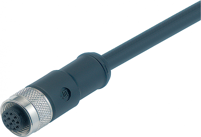 M12-A Kabelstecker, 12 polig, IP69K, UL - E Hartner