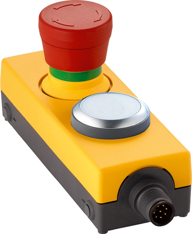 E-BOX: Not-Halt-Variante mit zusätzlichem Befehlsgerät - E Hartner